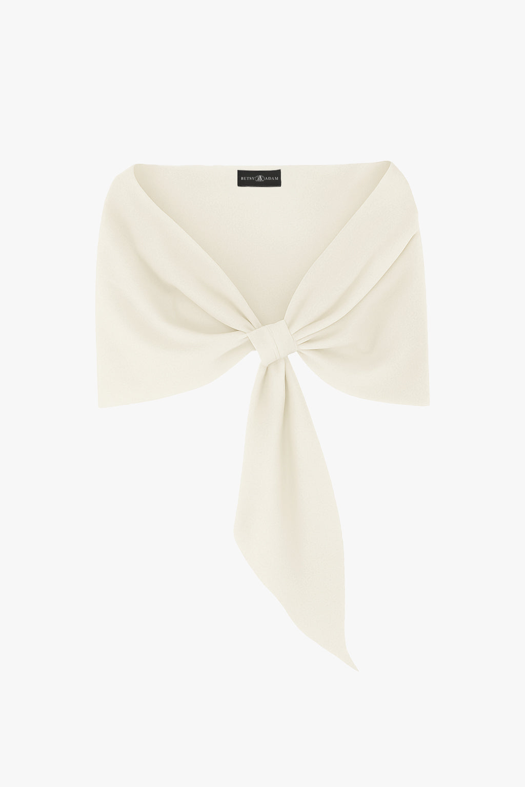 Plus "Carol" Techno Scuba Pull Through Shawl Wrap | Xscape Evenings